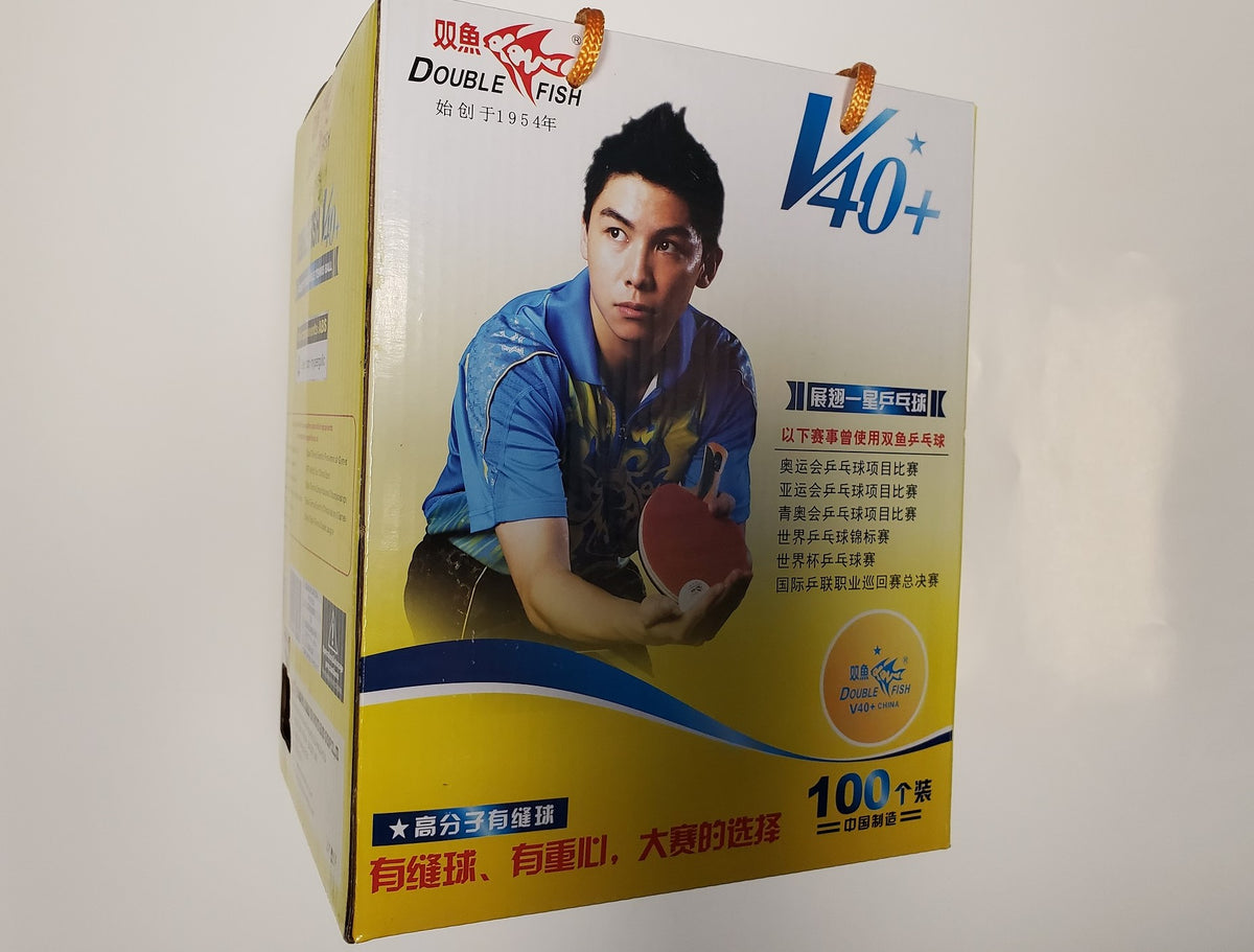 Double Fish V40+ Training 100 pcs Balls – My Table Tennis Club
