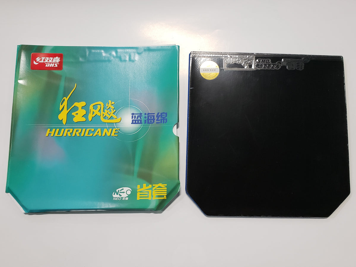 DHS Hurricane III Neo Blue Sponge Provincial – My Table Tennis Club